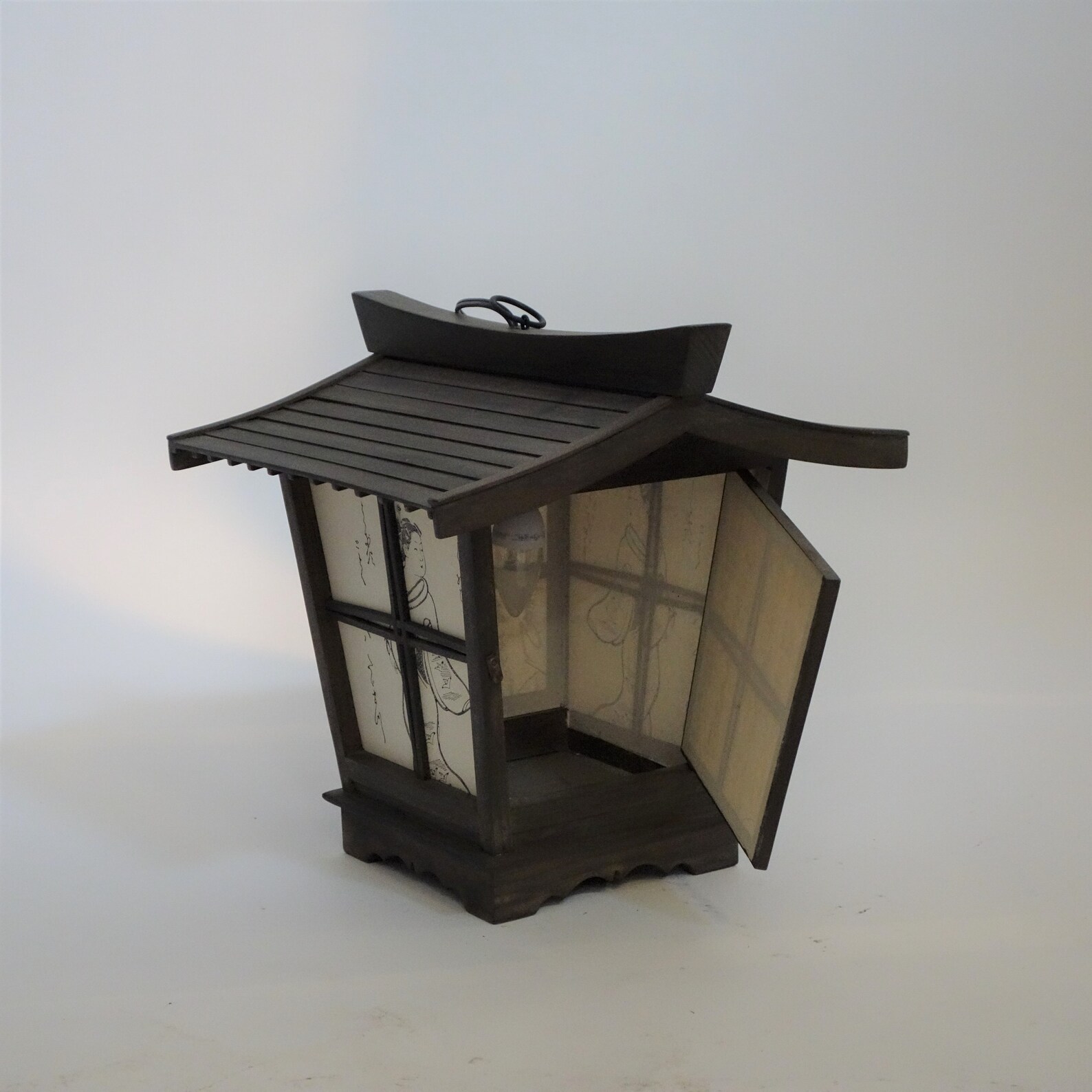 Japanese Style Lantern Handmade With Solid Fir. WL9 - Etsy