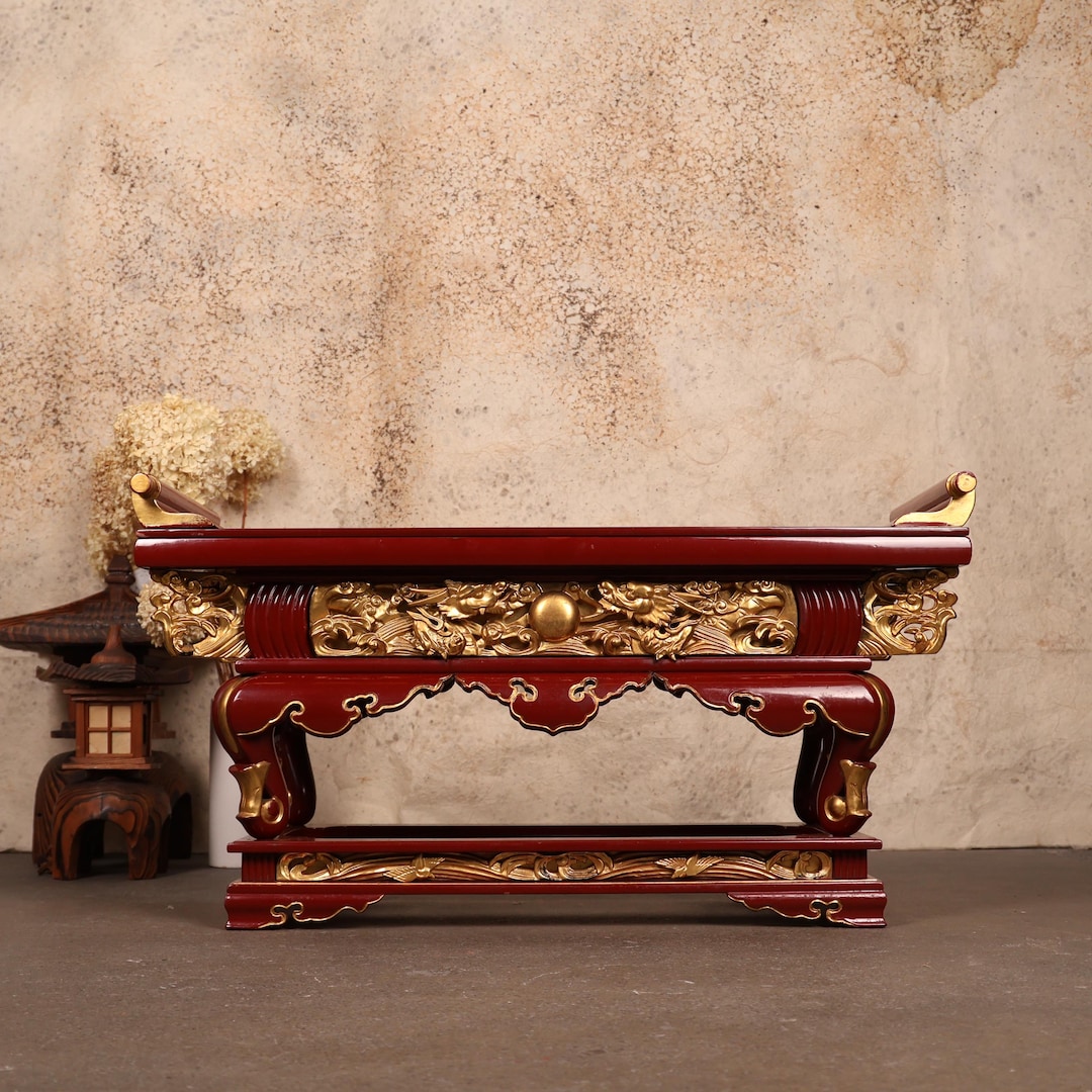 Antique Japanese Large Buddhist Altar Table— Wood (SKU: 25S-747-3) - Etsy