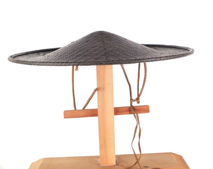 Antique Japanese Samurai Bamboo Hat Jingasa (23O-432) - Etsy