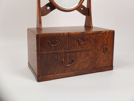Vintage Japanese Vanity Kyodai Mirror Chest Tansu (23… - Gem
