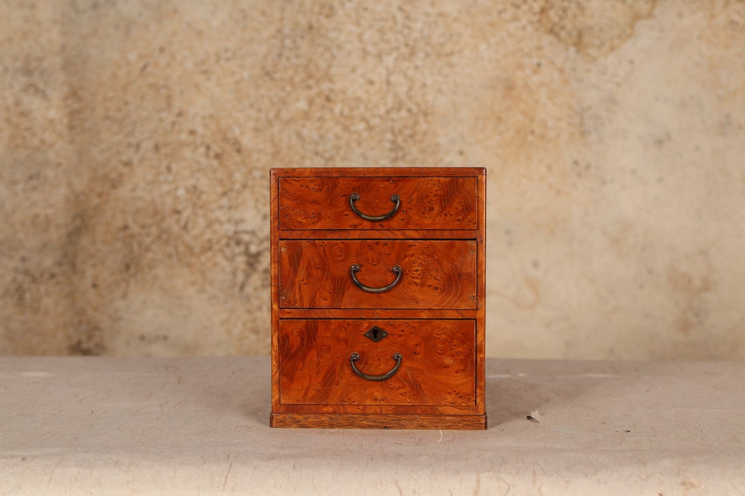 Vintage Japanese Ko Bako 3 Drawers Tansu Tamo 24A-224-2 - Etsy