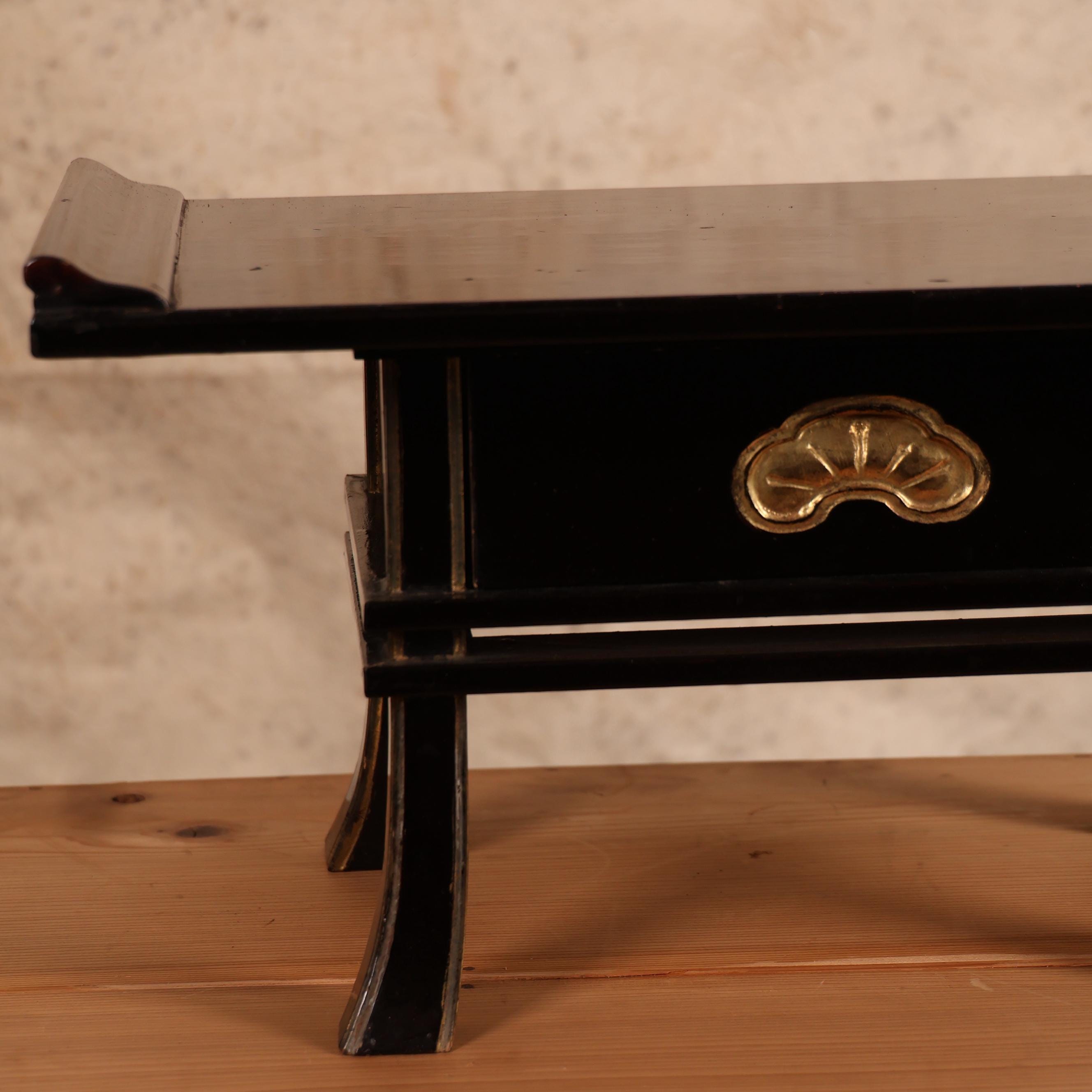 Antique Japanese Altar Desk — Wood, 1910, Meiji Era (SKU: 25S-467-2) - Etsy