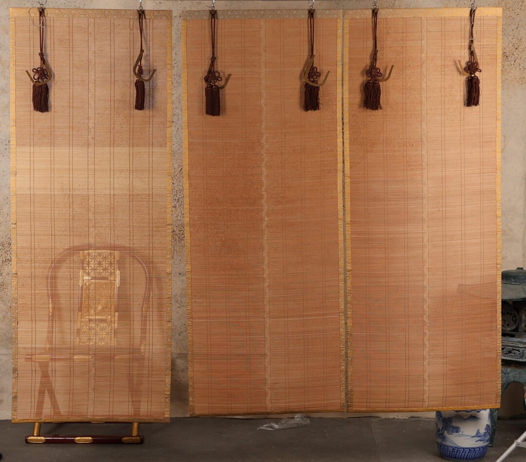 3 Panels Japanese Misu Sudare Window Screen Shade Blind (25M-366-2) - Etsy
