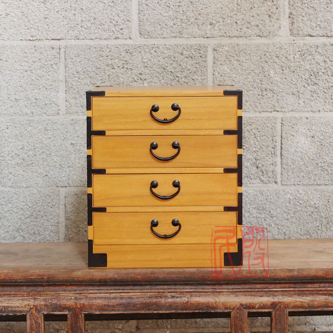 Japanese Style Jewelry Box, Hand Made With Solid Kiri Wood. (KB15) - Etsy