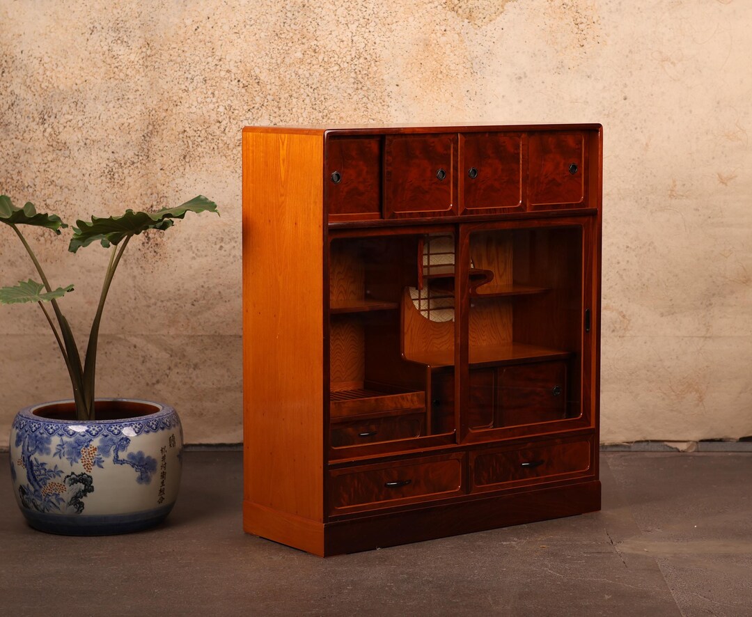 Authentic Japanese Cha Tansu Tea Chest 24J-C6 - Etsy