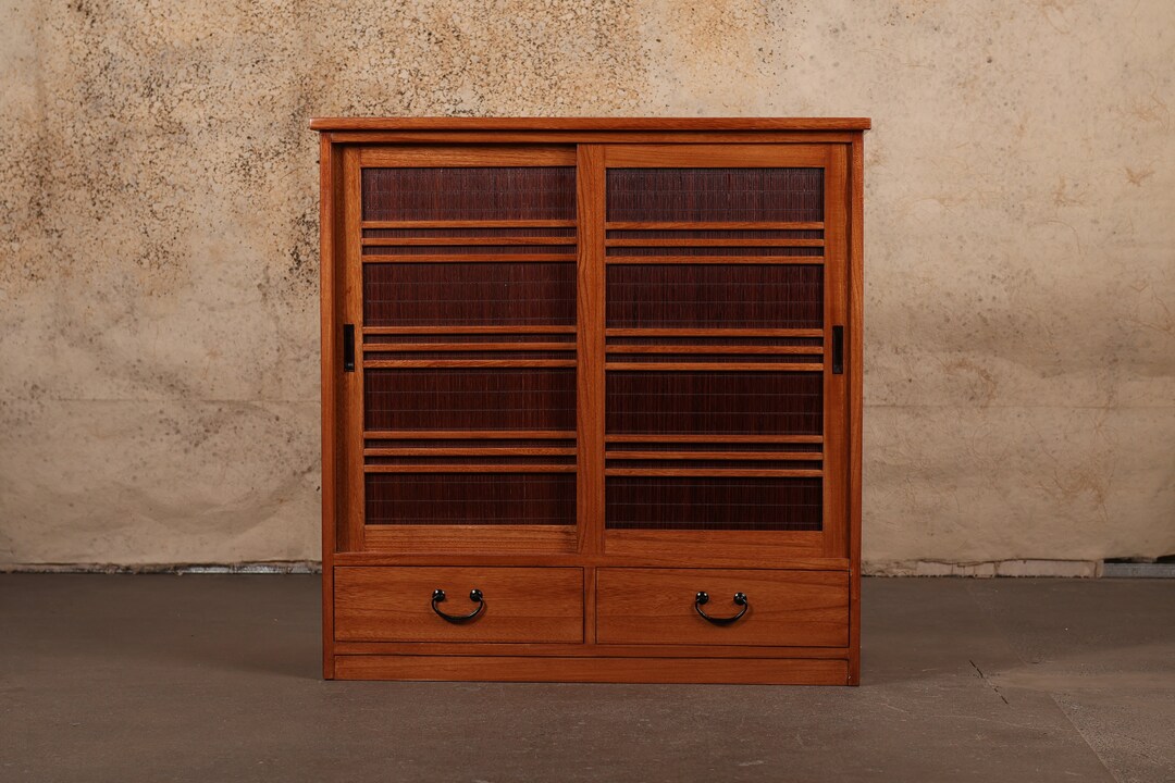 Japanese Style Kiri Wood Shoe Chest, Getta Bako. KB29 - Etsy