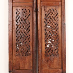 Vintage Hand Carved Chinese Wooden Window Panels WP8 - Etsy