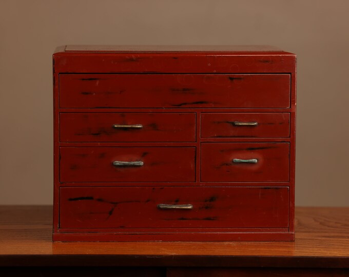 Vintage Japanese Sewing Box / Haribako 22S65-5 - Etsy