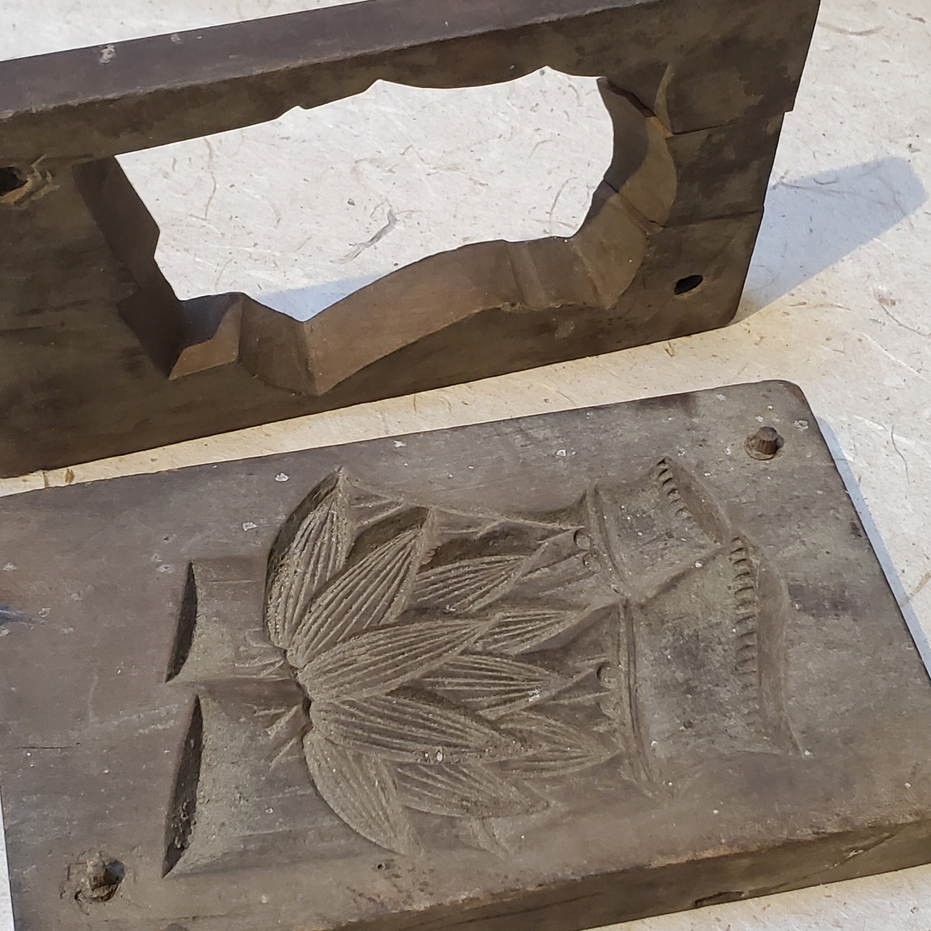 Vintage Japanese Kashigata Cake Mold 133-20 Sculpting & Forming Molding ...