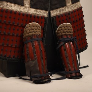 Vintage Japanese Red Yoroi Samurai Kabuto Armour A Set (23O-318) - Etsy