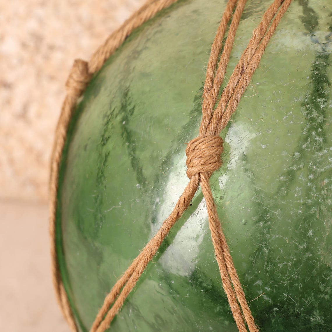 Antique Japanese Glass Float— Glass, 1950, Showa Era (SKU: 25D-322) - Etsy