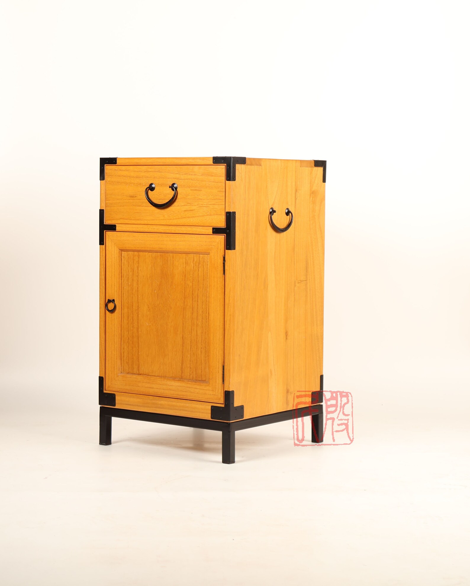 Japanese Style Night Stand, Hand Made With Solid Kiri Wood. KB31 - Etsy