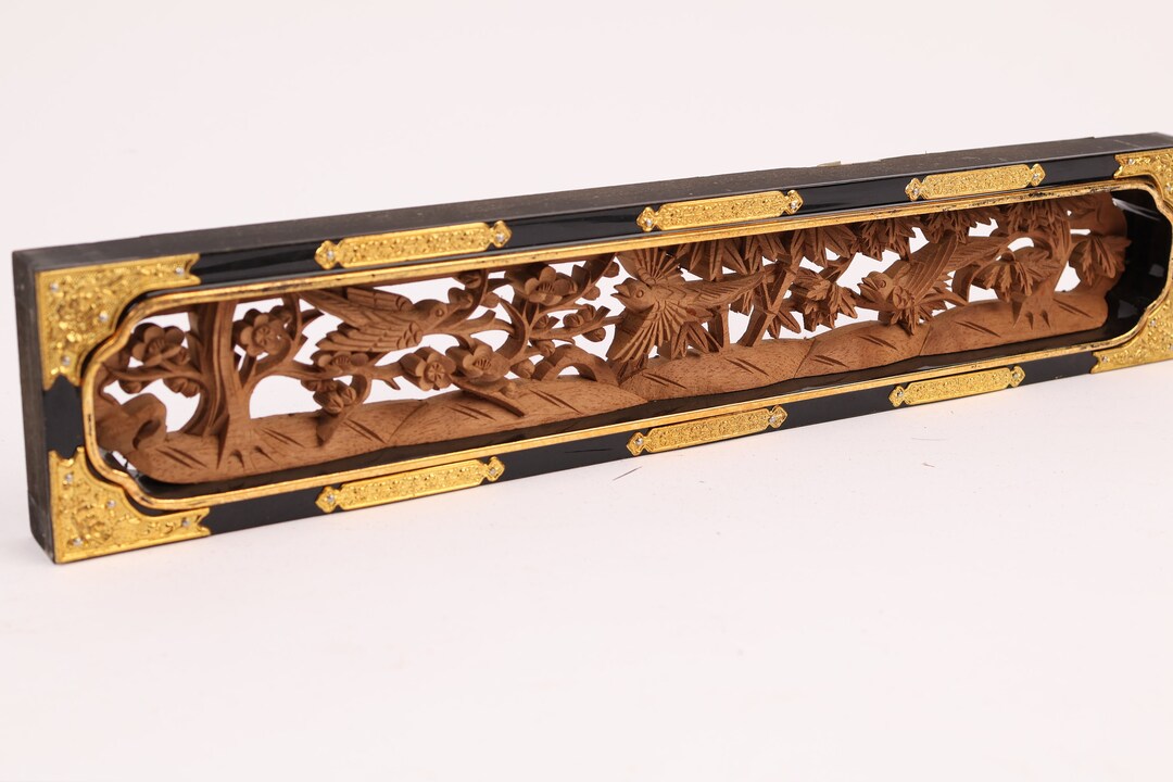 Antique Japanese Buddhist Temple Ranma 24A-159-8 - Etsy