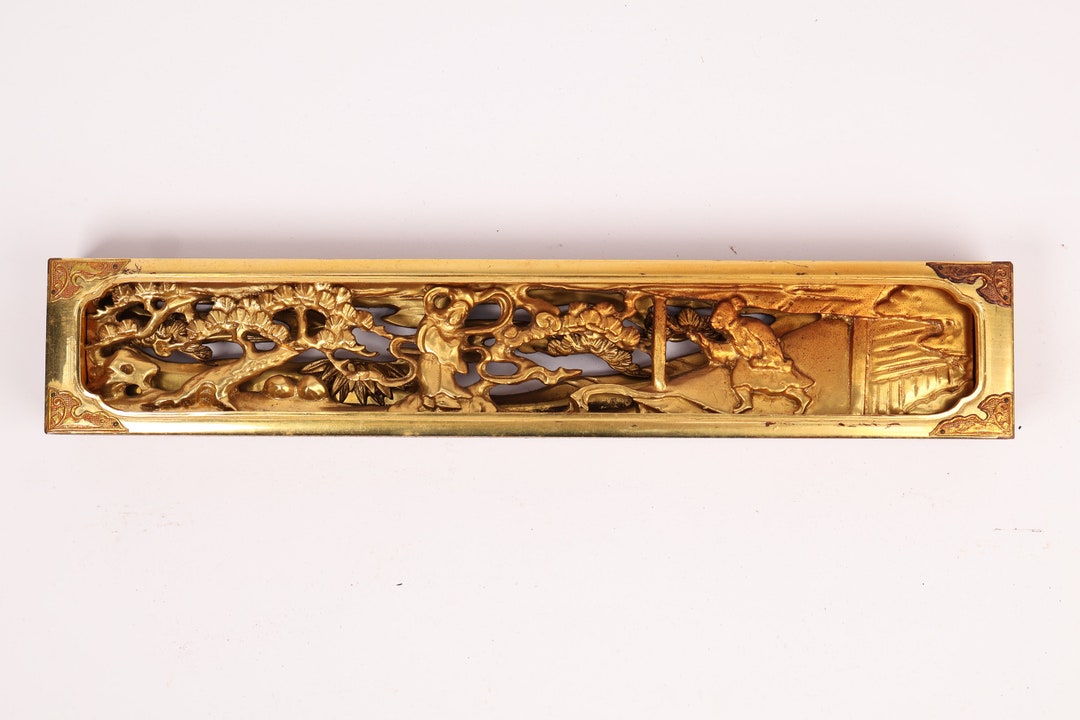 Antique Japanese Buddhist Temple Ranma (24A-159-3) - Etsy