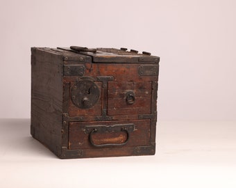 Antique Wooden Ink Box - Etsy