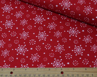 Snowflake fabric | Etsy