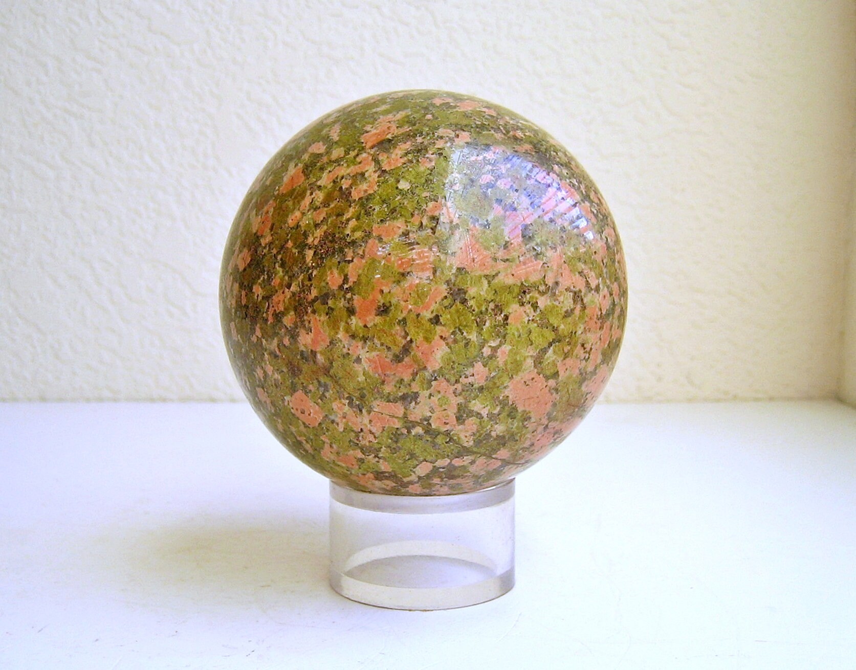 Large Unakite Gemstone Sphere Display from the Ptomac River in | Etsy