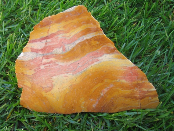 Banded Rhyolite End Cut Rough Silver Queen Mine Mojave CA - Etsy