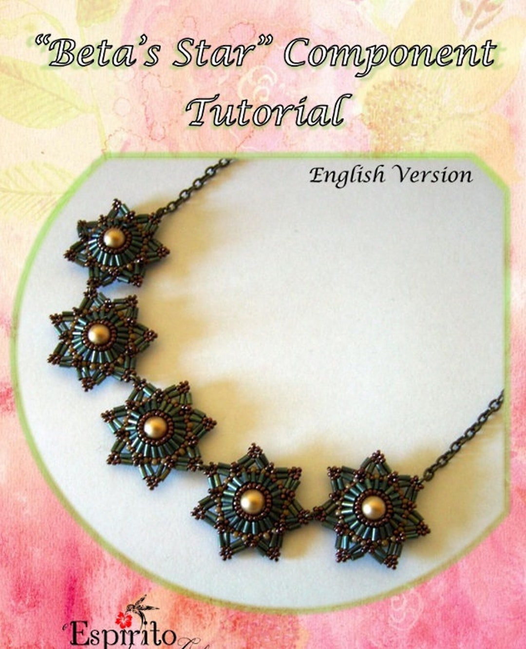 DIY Beading Pattern, Beta Star Component Tutorial, Jewellery Tutorial ...