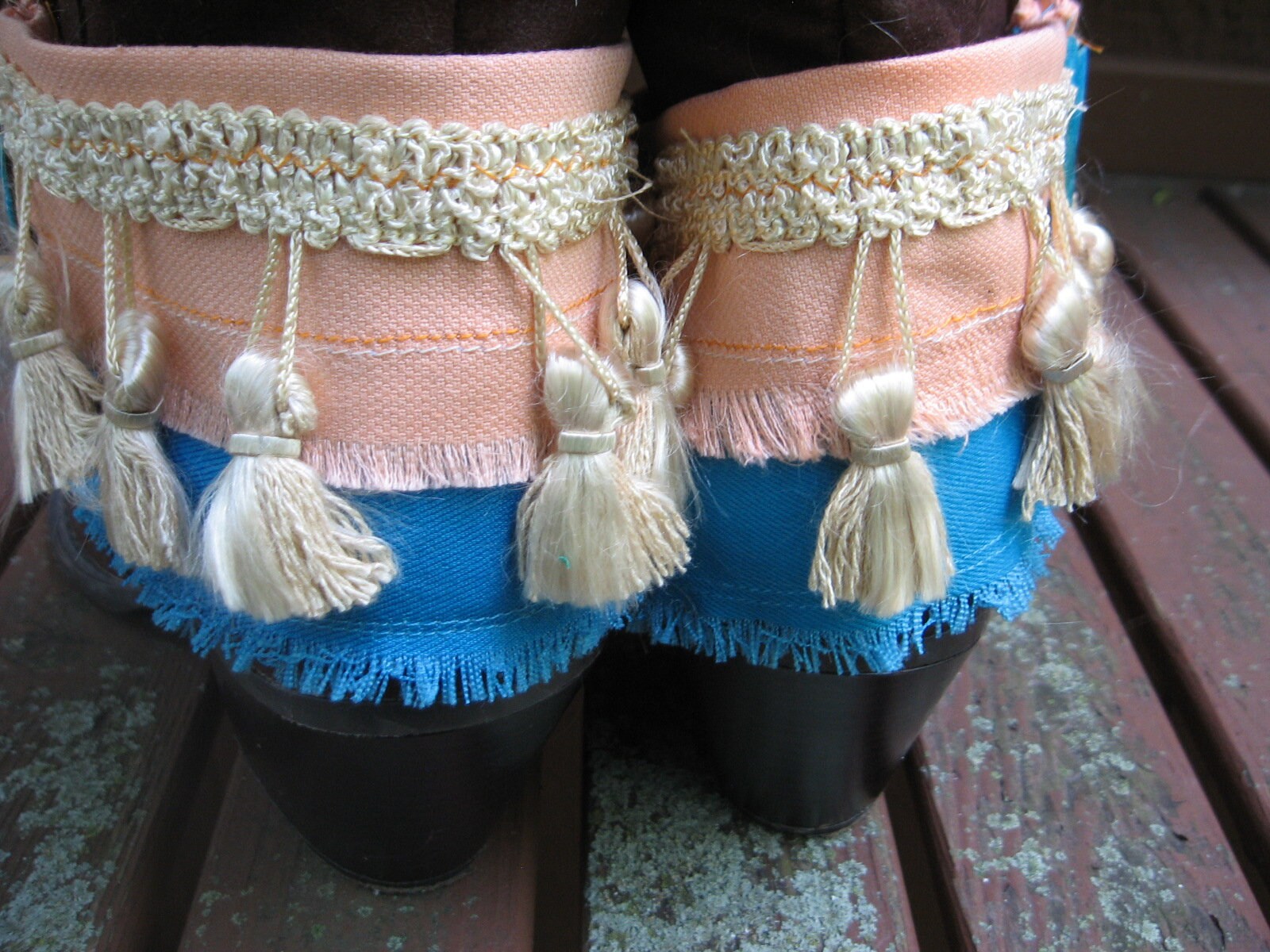 Boho Boot Cuffs, Covers, Wraps, Straps, Bohemian Hippie Gypsy Festival ...