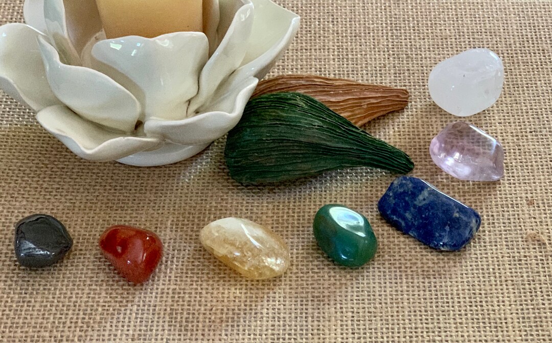 Large Mixed Chakra Stone Set, Metaphysical Gifts, 7 Chakra Stones ...