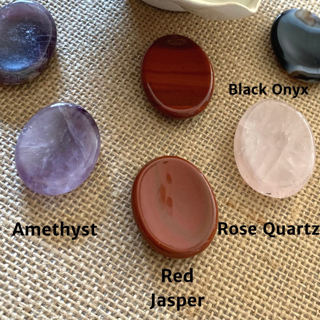 Worry Stone, Fidget Stone, Worry Coin, Thumb Stone, Soothing Stone ...