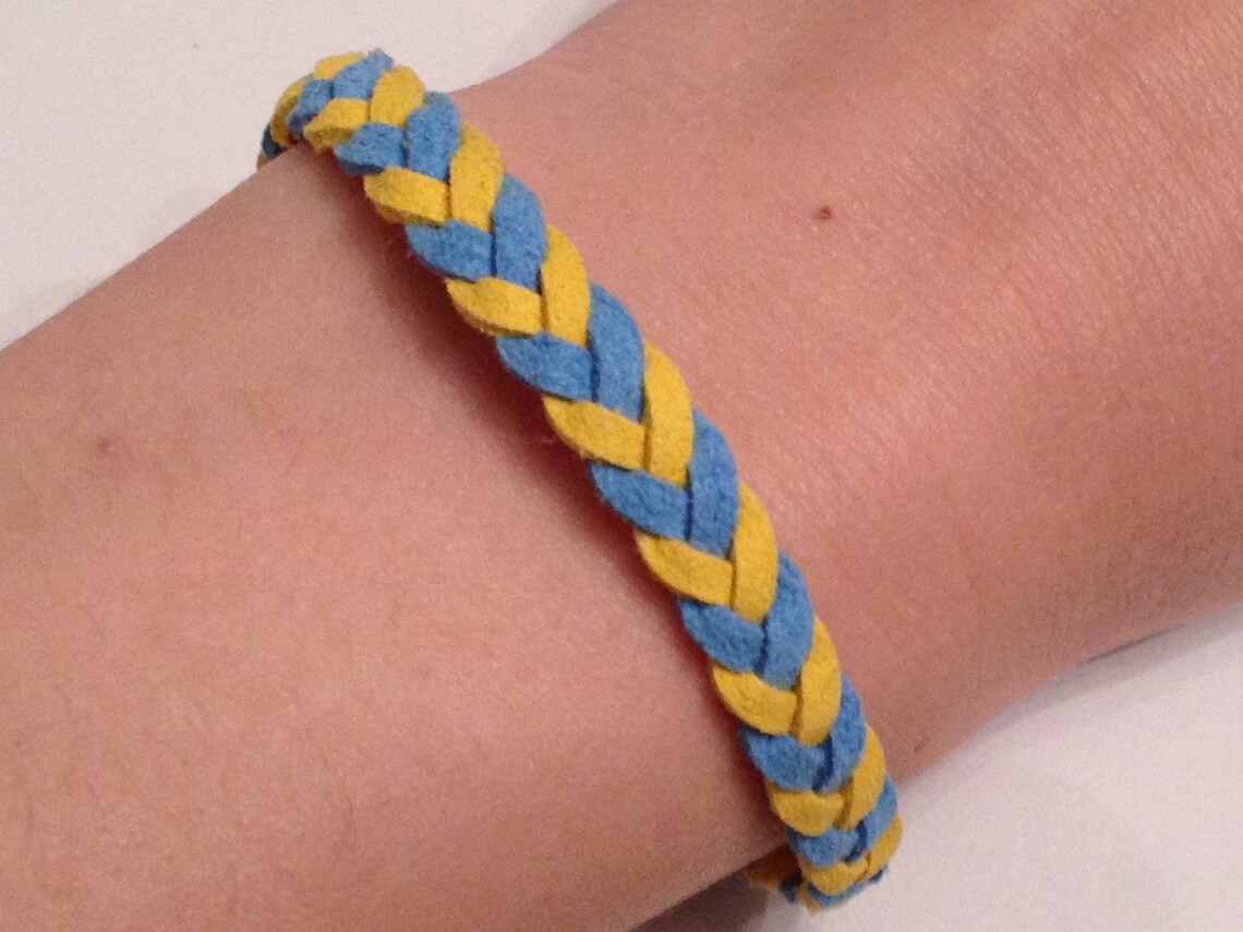 Ukraine Flag Bracelet Ukraine Jewelry Ukraine Gift Blue - Etsy