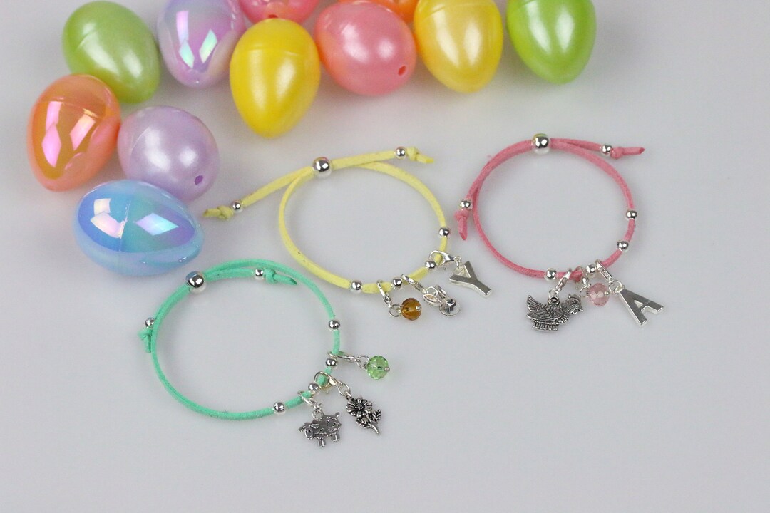 Easter Egg Hunt Set Easter Jewelry Set of Easter Bracelets Custom ...