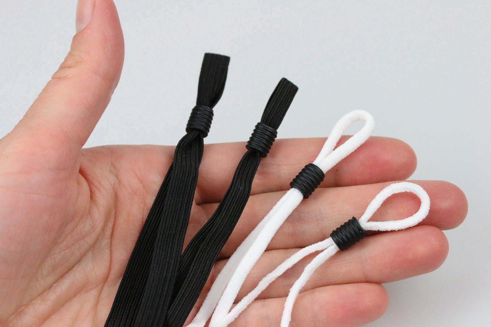 Ear loop cord locks for face mask Barrel silicone stopper Ear | Etsy