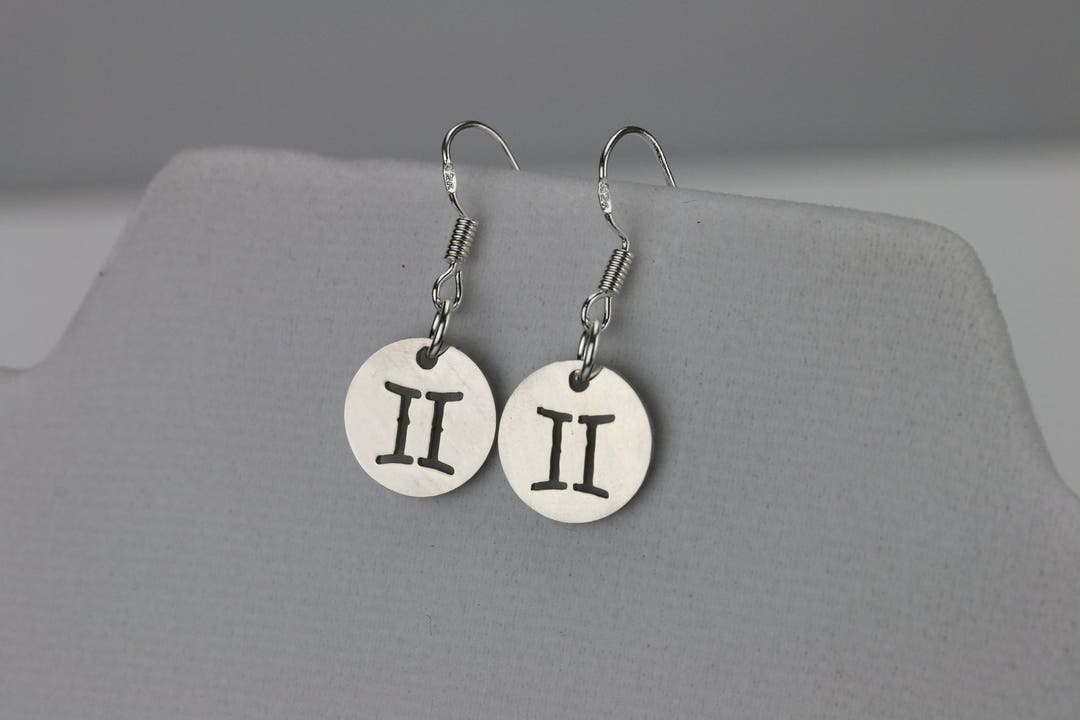 Gemini Earrings Astrology Jewelry Gemini Zodiac Star Sign June Birthday Gift May Zodiac Sign ...