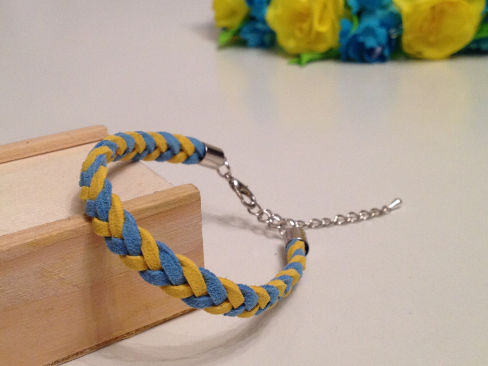 Ukraine Flag Bracelet Ukraine Jewelry Ukraine Gift Blue - Etsy