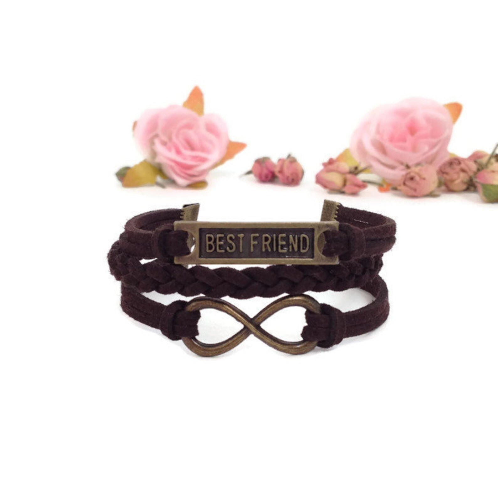 Best Friend Bracelet Infinity Friendship Bracelet Navy Blue Bracelet ...