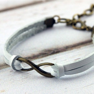 Matching Couple Bracelets Leather Anniversary His and Her Bracelet ...