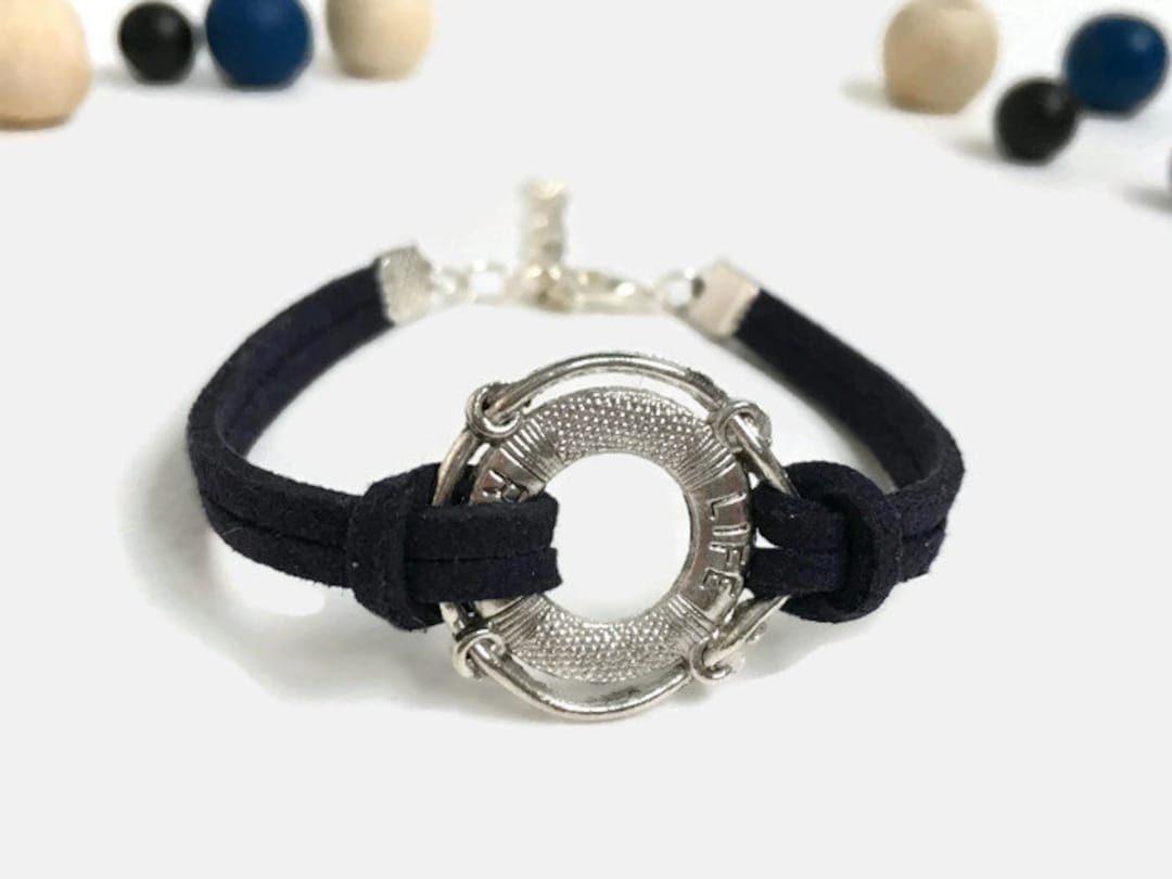 Life Ring Bracelet Lifeguard Gift Life Saver Bracelet Coast Guard Gift ...