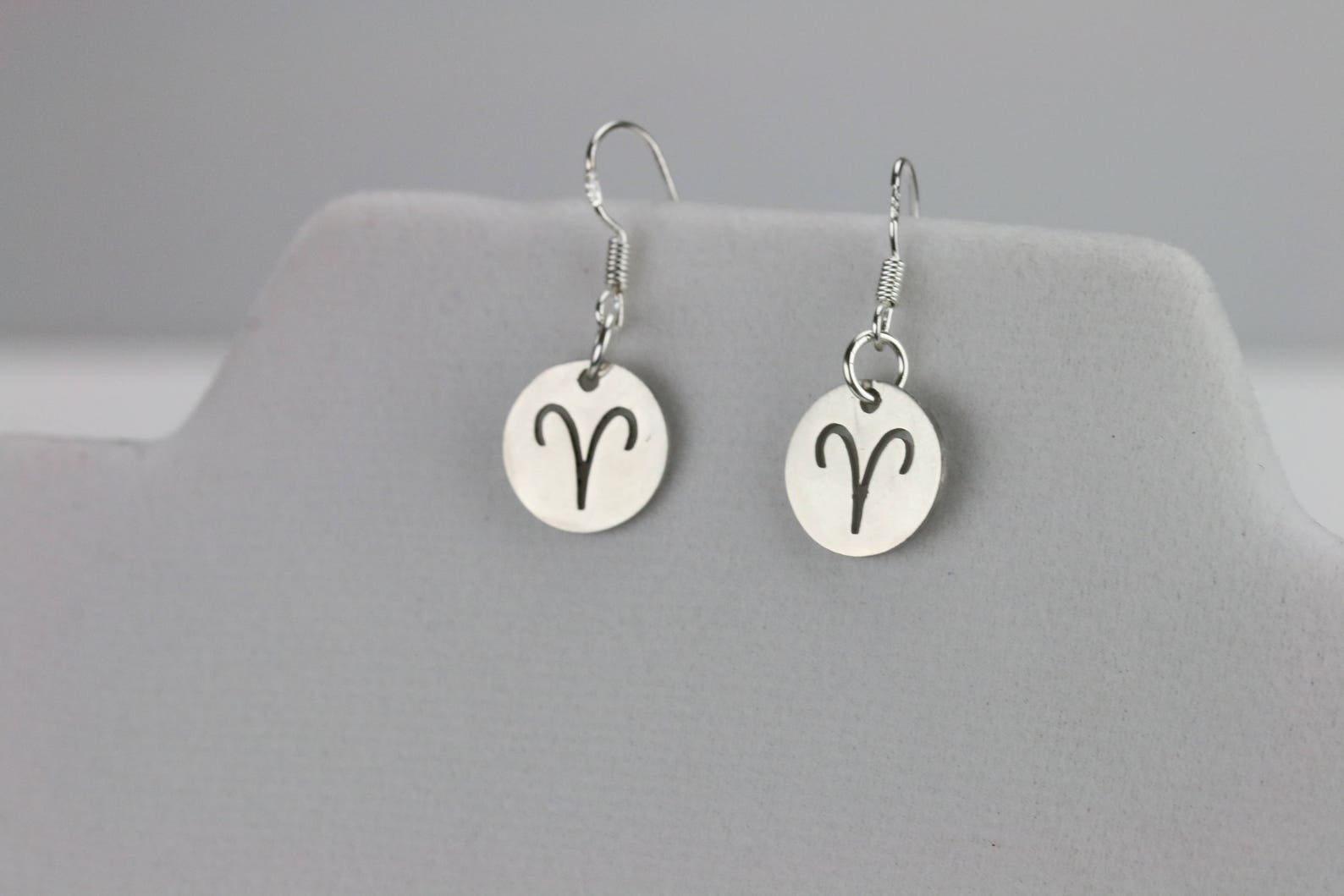 Aries Earrings Horoscope Jewelry Aries Zodiac Star Sign April - Etsy