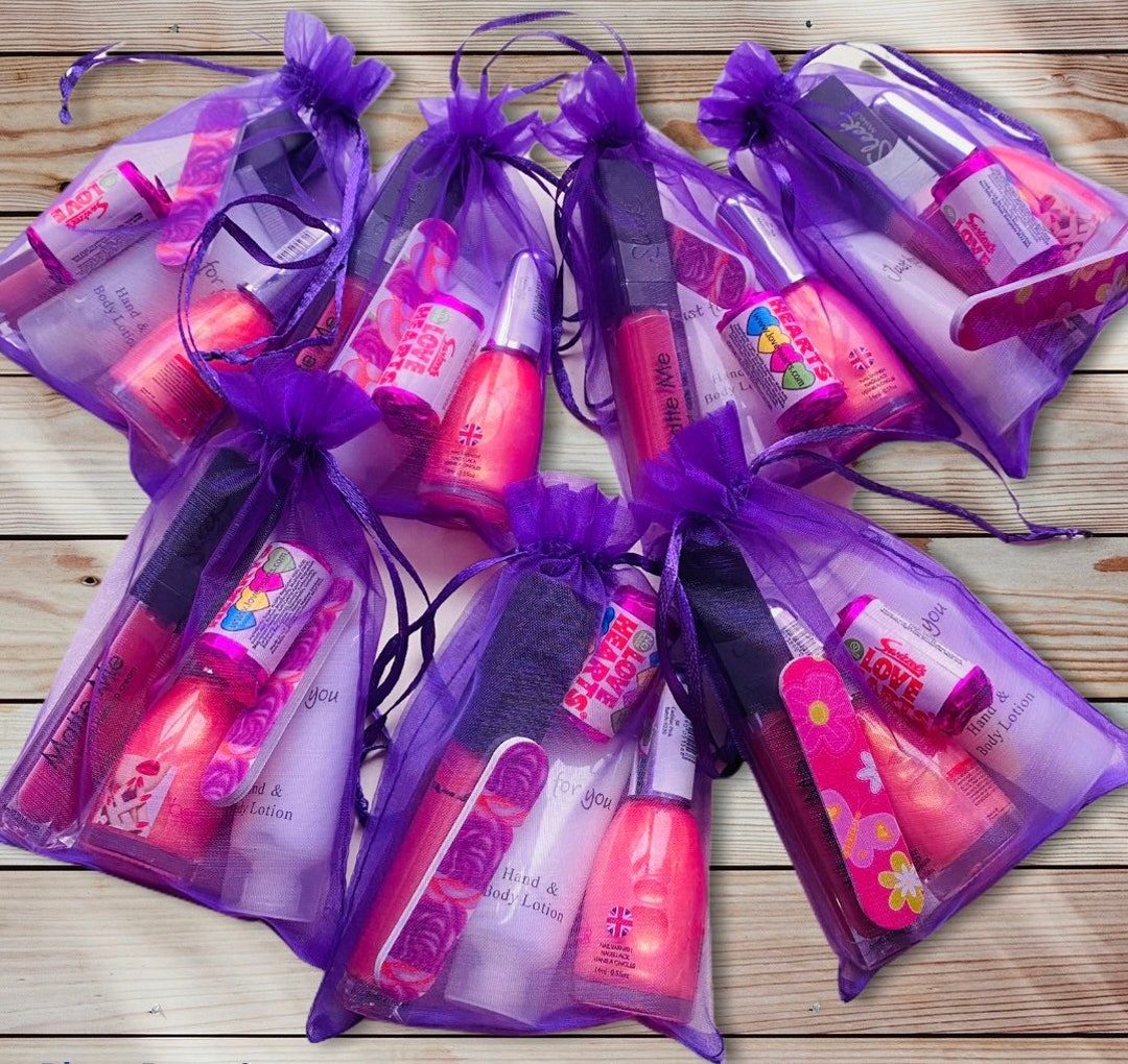 Girls Pre Filled Pamper Party Bags, Pre-filled Girls Treat Favours, Fun ...