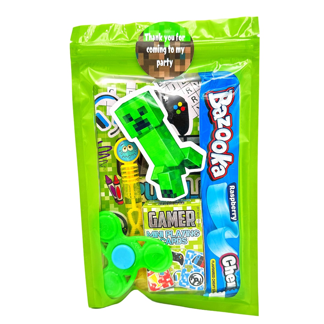 Gamer Pre-filled Party Bags, Boys Birthday Goodie Bags,activity Packs ...