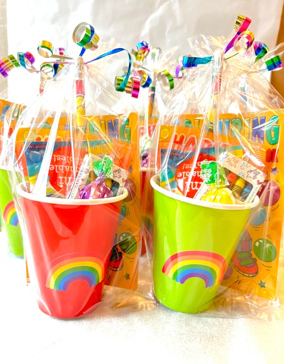 Unisex Rainbow Pre Filled Party Bags Ready Made Party Bags Goodie Treat Bags Etsy UK