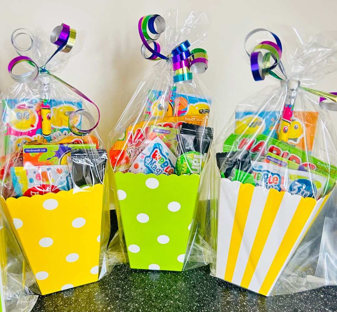 Unisex Pre Filled Birthday Party Treat Box, Boys & Girls Ready Filled Party Bags - Etsy