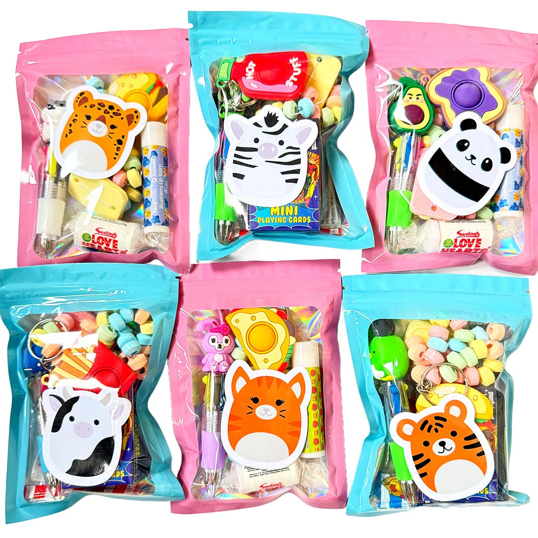 Pre-filled Kids Party Favour Bags: Activity Goodie Bags - Etsy UK