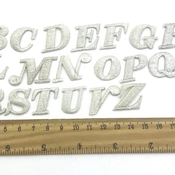 Iron on Letters - Etsy