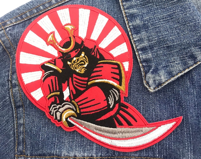 Iron-on Ninja Warrior Patch Large Diy Embroidery Manga Anime Japanese ...