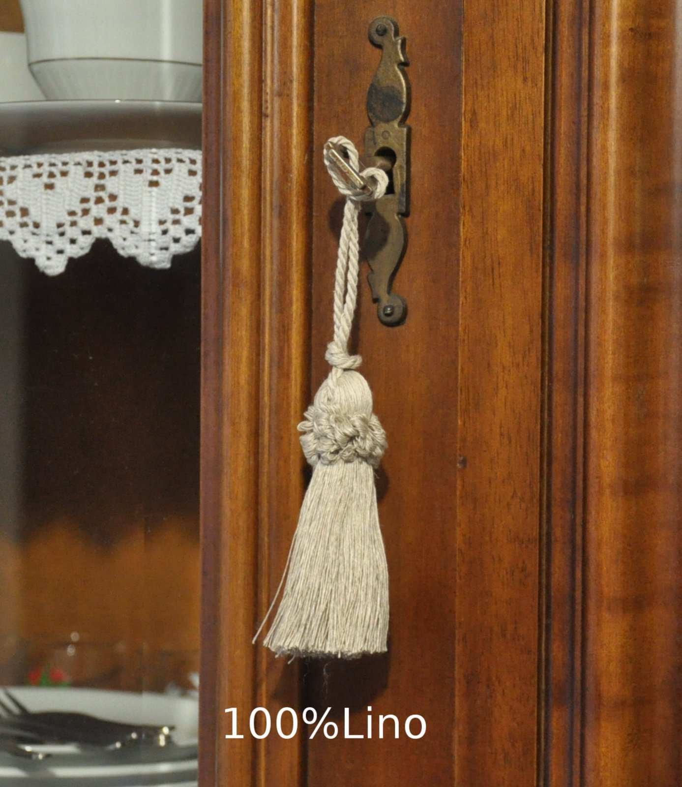 Key Tassel Handmade Italy Linen Cotton Antique Furniture | Etsy