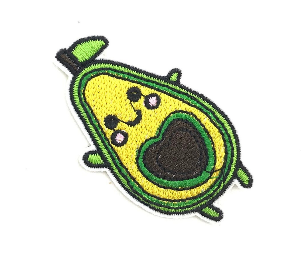 Avocado Patch , Exotic Fruit Iron on Patches , Embroidered Diy Food ...