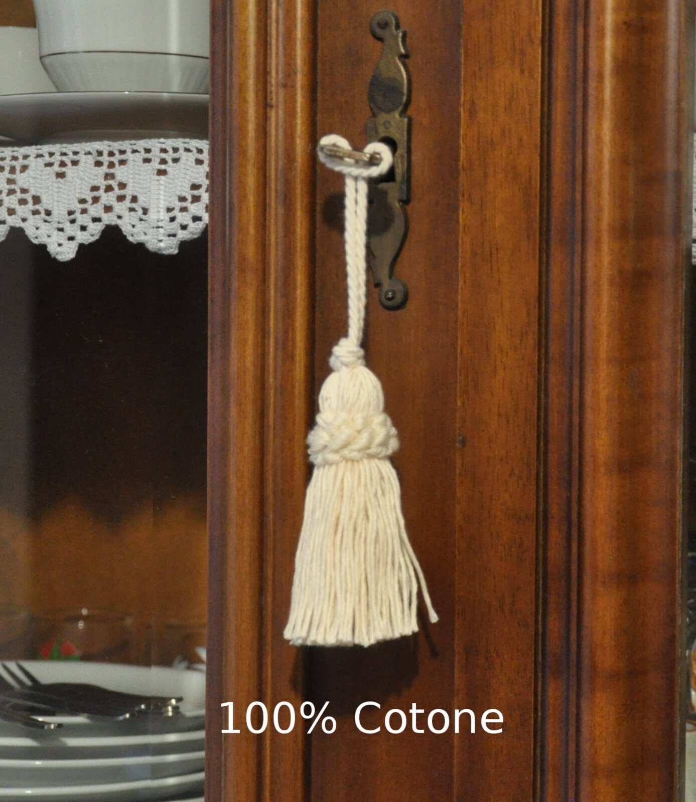 Key Tassel Handmade Italy Linen Cotton Antique Furniture | Etsy