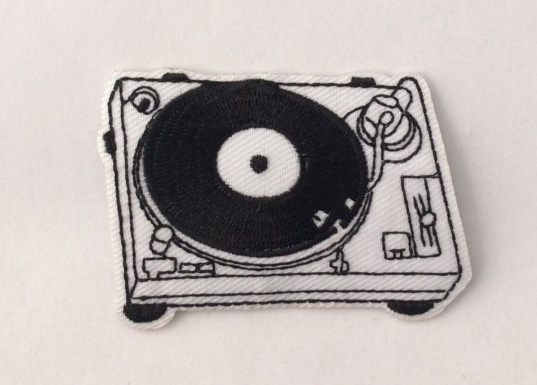 Record Player Iron on Patch Vinyl Vintage , Applique DIY , Badge Embroidered ,pacth for Kids. - Etsy