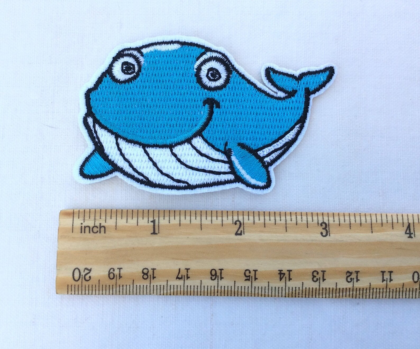 Blue Whale Patch Sea Animal Embroidered Applique - Etsy