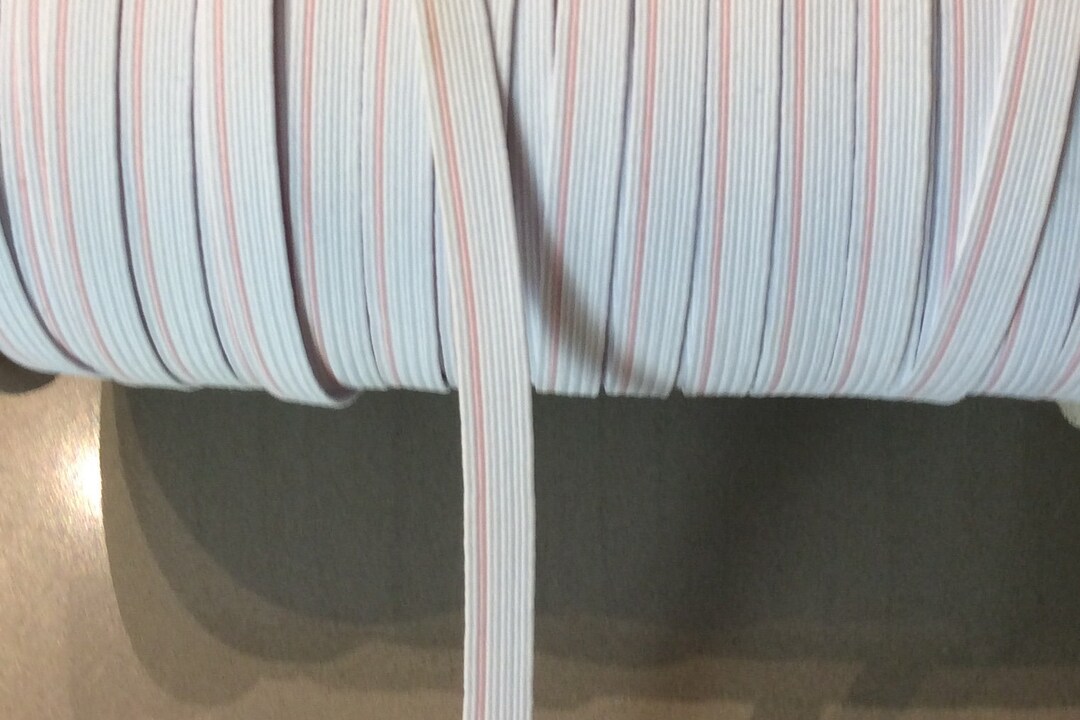 Elastic Band for Making Masks Sewing 5-6 Millimeters Color White ...