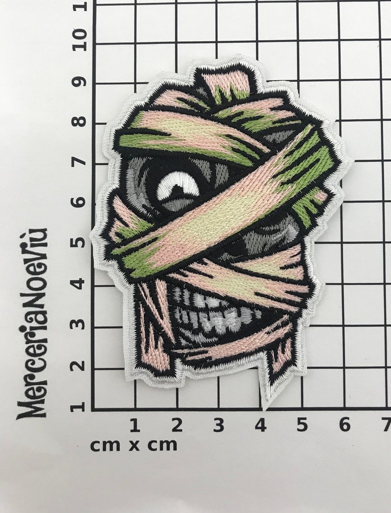 Zombie Patch skull Horror Halloween Patches embroidered Diy | Etsy