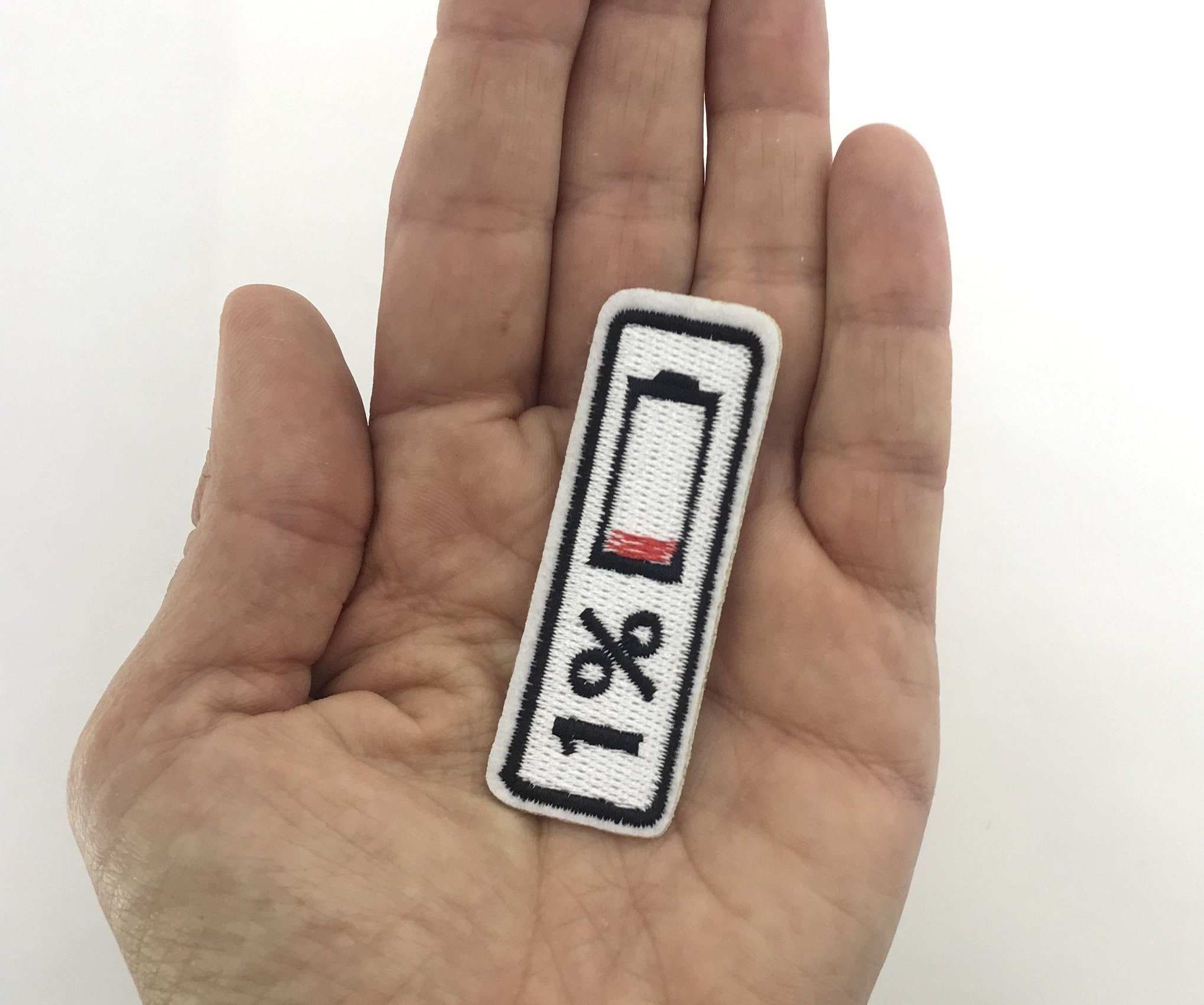 Patch battery charge patches Low or full Battery energyn | Etsy